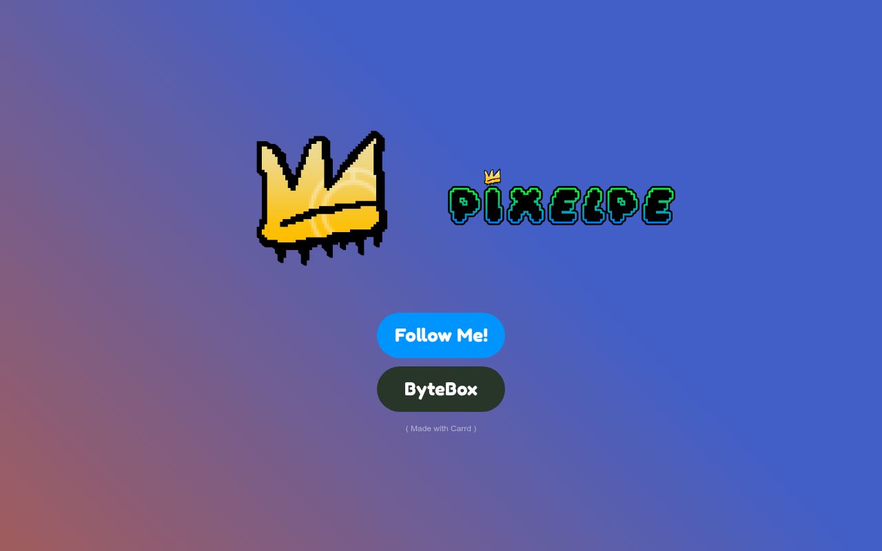 PixelPE's Carrd